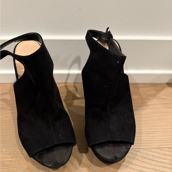 Bar III | Shoes | Bar Iii Black Suede Heels | Poshmark
